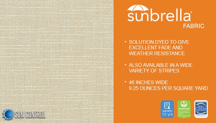 Sunbrella Silica Silver - swsuncontrolpro.com